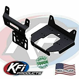 KFI Products 101735 Winch Mount Polaris RZR 900 1000 Turbo General 2014-2020 Black