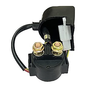 GY6 Motorcycle Parts Starter Solenoid Relay for 4-Stroke GY6 Engine 50cc 150cc 200cc 250cc ATV Dirt Bikes Scooters Go Kart Dne Buggys Quad Pit Bike Moped Roketa SSR Taotao Coolster