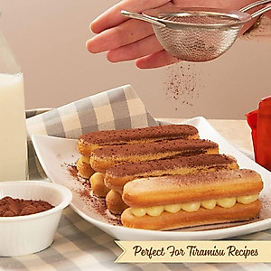 Matilde Vicenzi Vicenzovo Ladyfingers Tray of 12 - Classic Italian Biscuits, Ladyfingers Cookies for Tiramisu - Kosher Dairy Cookies - Italian Pastries for Bakery & Dessert Gifts 7.05 oz(200g), 2Pack