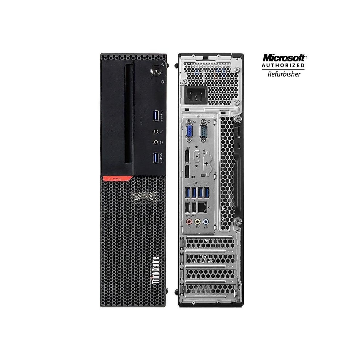 Lenovo Desktop Computer PC Monitor Bundle, Intel Core i5 6500 3.2GHz, 16GB DDR4 RAM, 256GB SSD + 2TB HDD, Built-in WiFi BT,DVD-RW,Wireless Keyboard Mouse,Windows 10 Pro (Renewed)