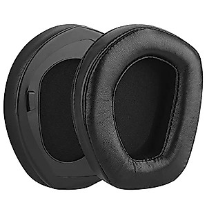 Geekria Elite Sheepskin Replacement Ear Pads for Sennheiser RS195 HDR195 RS185 HDR185 HDR175 RS175 HDR165 RS165 Headphones Ear Cushions, Headset Earpads, Ear Cups Repair Parts (Black)