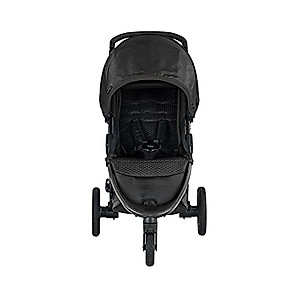 Britax B-Free Stroller, Midnight - All Terrain Tires, Adjustable Handlebar, One Hand Fold, Large UV50 Canopy