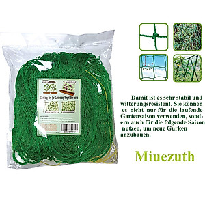 Garden Trellis Netting Heavy Duty for Climbing Plants, Cucumber, Vine, Fruits & Vegetables Tomato Plants Trellis Net, Climbing Vining Plants (8.2' x 6.6'Ft)