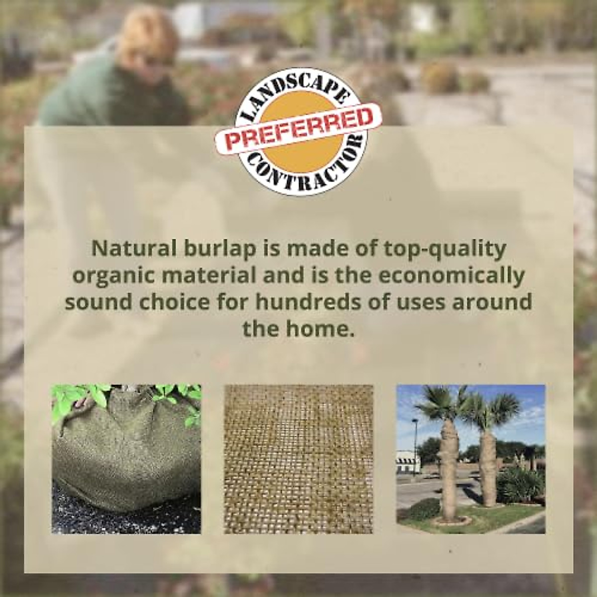 AK TRADING CO. 60-Inches Wide Natural Jute Burlap Fabric Rolls - 100 Yards