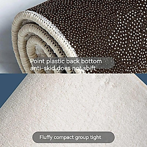 Uno Card Rug Rainbow Reverse Doormat Tutfing Rug Anti-Slip Floor Decor Thick Bedroom Bathroom Bedside Rectangular Rug Tufting Fluffy Carpets (80x120cm/2'62"x3'93",Purple)