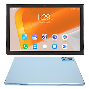 DAUERHAFT 10.1 Inch Tablet, 2 in 1 Fast Charging Support 8 Core CPU Tablet for Android 12 for Daily (US Plug)