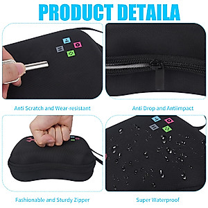 YiePhiot PS4 Controller Box for PS4 controller, PS4 Controller Storage Bag Compatible with DualShock 4 Wireless Controller, Black