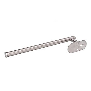 Paper Towel Holder, Paper Towels Roll, Stainless Steel Cling Film Rack, Cling Film Bracket Wall Mounted, for Kitchen Bathroom, Silver