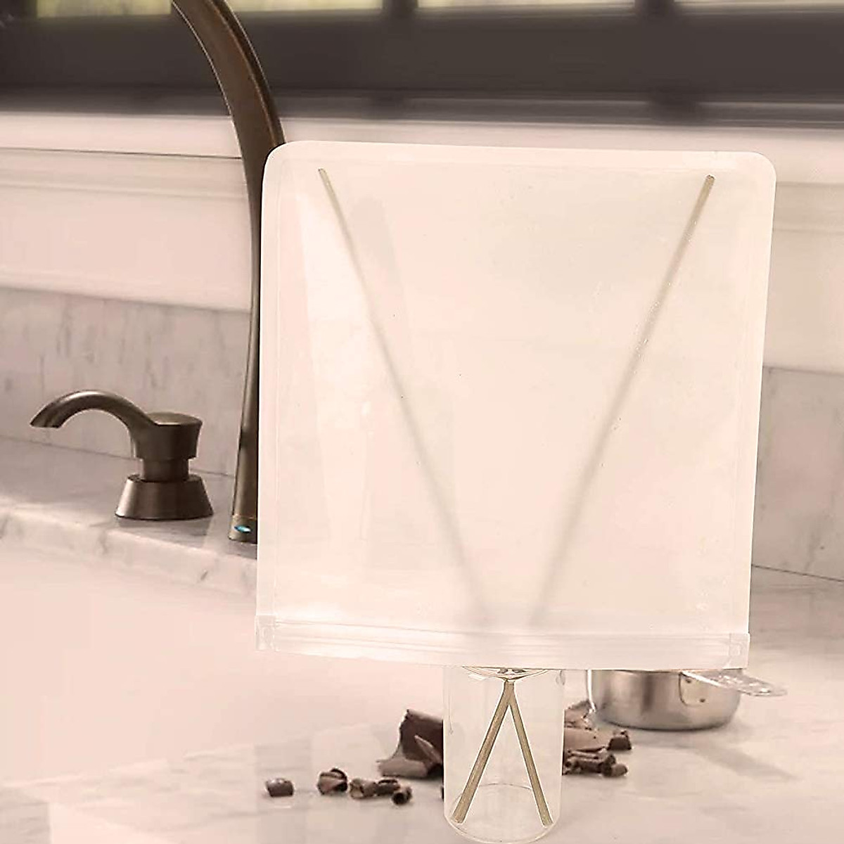 Quart Freezer Bags Reusable Food Storage Bags for Vegetable, Liquid, Snack, Meat, Sandwich, 8.46x7.28 Inch, 10 Pack