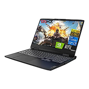Lenovo IdeaPad 3i Gaming Laptop 2023 Newest, 15.6" FHD 120Hz Display, Intel i7-12700H, GeForce RTX 3050Ti Graphics, 16GB RAM, 1TB SSD, Backlit Keyboard, Wi-Fi 6, Windows 11 Home, Bundle with JAWFOAL