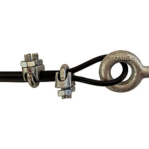 Eye Bolts 2.5" to 12" Drop Forged/Hot Dipped Galvanized Steel Eye Bolt Eyebolt (3/8" x 2.5" Eye Bolts, 1 pk. Eye Bolt)