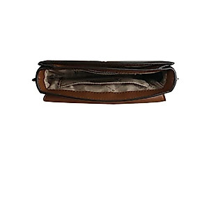 Michael Kors Carmen Small Convertible Flap Shoulder Bag (Brown Signature)