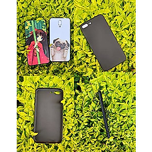 Unique-Custom-Gift Personalized Photo Black Matte Soft TPU Slim Phone Case for OPPO R17 Find X2 X3 F17 F9 A94 A72 Reno 8 7 6 5 Realme 9 8 Pro, Customize Picture Thin Silicone Back Bumper Cover