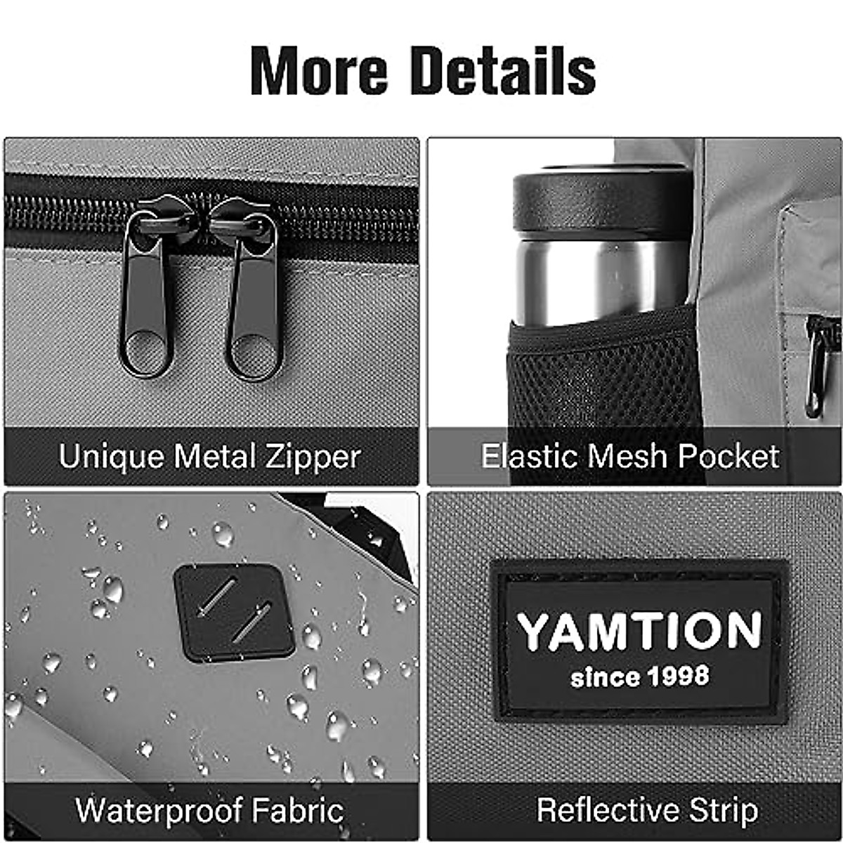 School Backpack,Unisex Classic Bookbag Teens Schoolbag with USB Port for High School College Office Work Travel