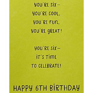 American Greetings 6th Birthday Card (Time to Celebrate)