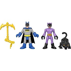 Fisher-Price Imaginext DC Super Friends Batman & Catwoman Figure Set for Preschool Kids Ages 3 to 8 Years