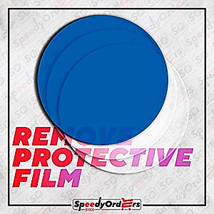 SPEEDYORDERS 1/4" Plexiglass Sheet, 12 Inch Diameter Clear Acrylic Lucite Circle, Round Cake Disc, Disk Table Top, Backdrop Made in USA