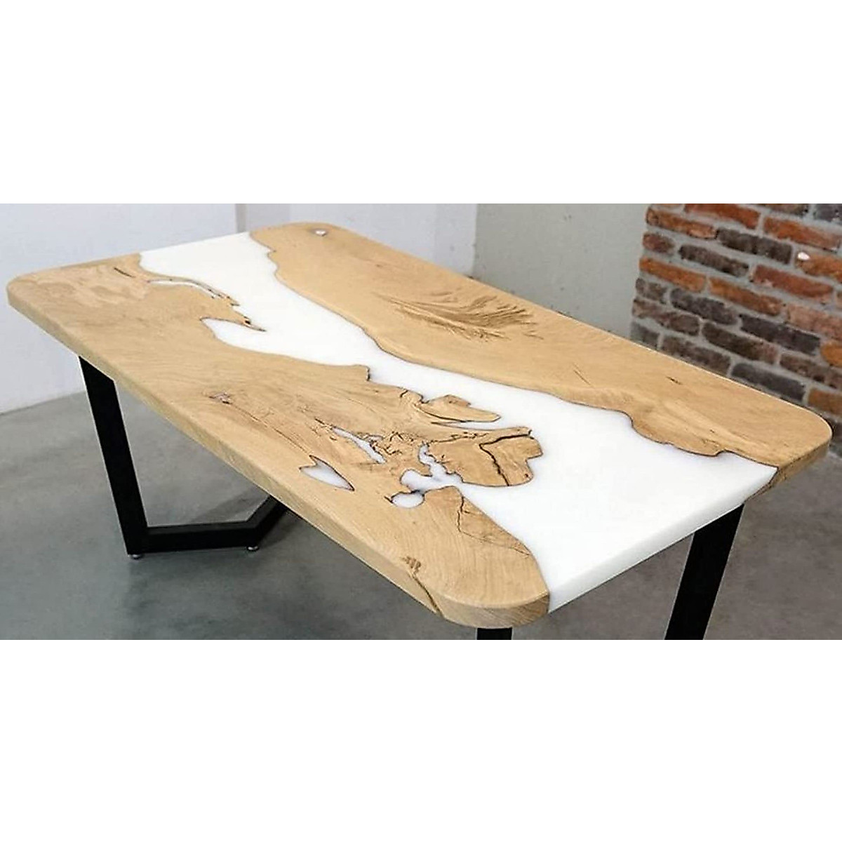 Epoxy Table, Live Edge Wooden Table, Epoxy Resin River Table, Natural Wood,Dining table, Natural Epoxy Table, Resin Table