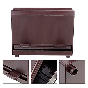 Plastic Straw Dispenser Holder with Lid Pencils Dispensers for Class Straw Organizer for Countertop Home Coffee Bar Supplies