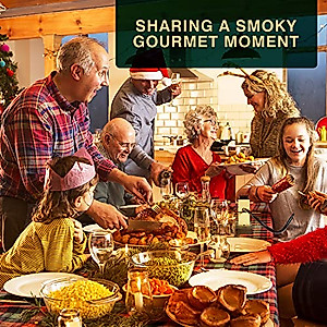 Smoking Gun Portable Smoker Infuser Premium Kit, Cocktail Smoker Machine with 6 Wood Chips and Accessories for Food and Drinks, Ideal Gift for Man(Golden)