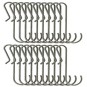 owosald Metal Pot Hanger Stainless Steel s Hook,Used to Hang and Organize Kitchen cookware, (4“ Steel, 20)
