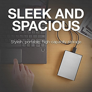 Seagate One Touch, 4TB, Password Activated Hardware encryption, Portable External Hard Drive, Portable External Hard Drive, PC, Notebook & Mac, USB 3.0, Black (STKZ4000400)