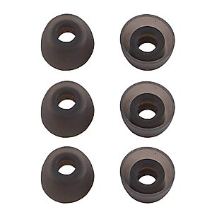 Replacement Ear Tips for Jabra Elite 65t Active 65t 75t Headphone, Rayker Replacement Soft Silicone Ear Tips Earbud Covers for Jabra Elite/Active 65t 75t, 3 Pairs, Small (Gray)