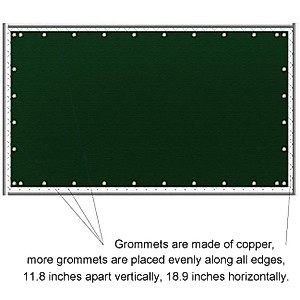 Sunnyglade 6 feet x 50 feet Privacy Screen Fence Heavy Duty Fencing Mesh Shade Net Cover for Wall Garden Yard Backyard (6 ft X 50 ft, Green)