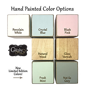 First Birthday Gift for Baby Boy or Girl - Personalized Block - Baby 1st Birthday Gifts - for Baby Girl and Boy Present - First Blocks - Custom Engraved Wooden Year Keepsake Memory Name