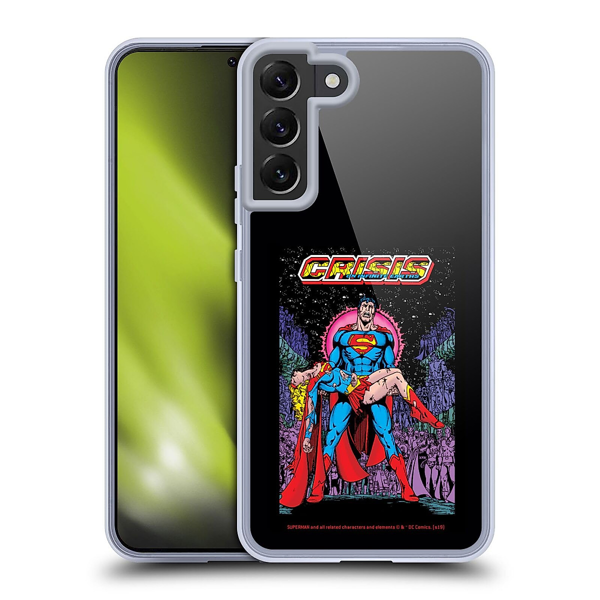 Head Case Designs Officially Licensed Superman DC Comics Supergirl Crisis on Infinite Earths Famous Comic Book Covers Soft Gel Case Compatible with Samsung Galaxy S22+ 5G