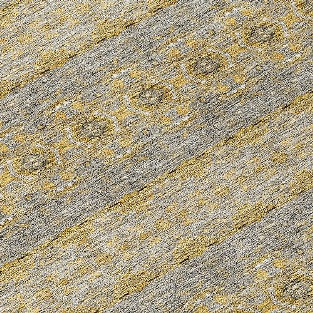Addison Rugs Chantille ACN615 Gold 9' x 12' Indoor Outdoor Area Rug, Easy Clean, Machine Washable, Non Shedding, Bedroom, Living Room, Dining Room, Kitchen, Patio Rug