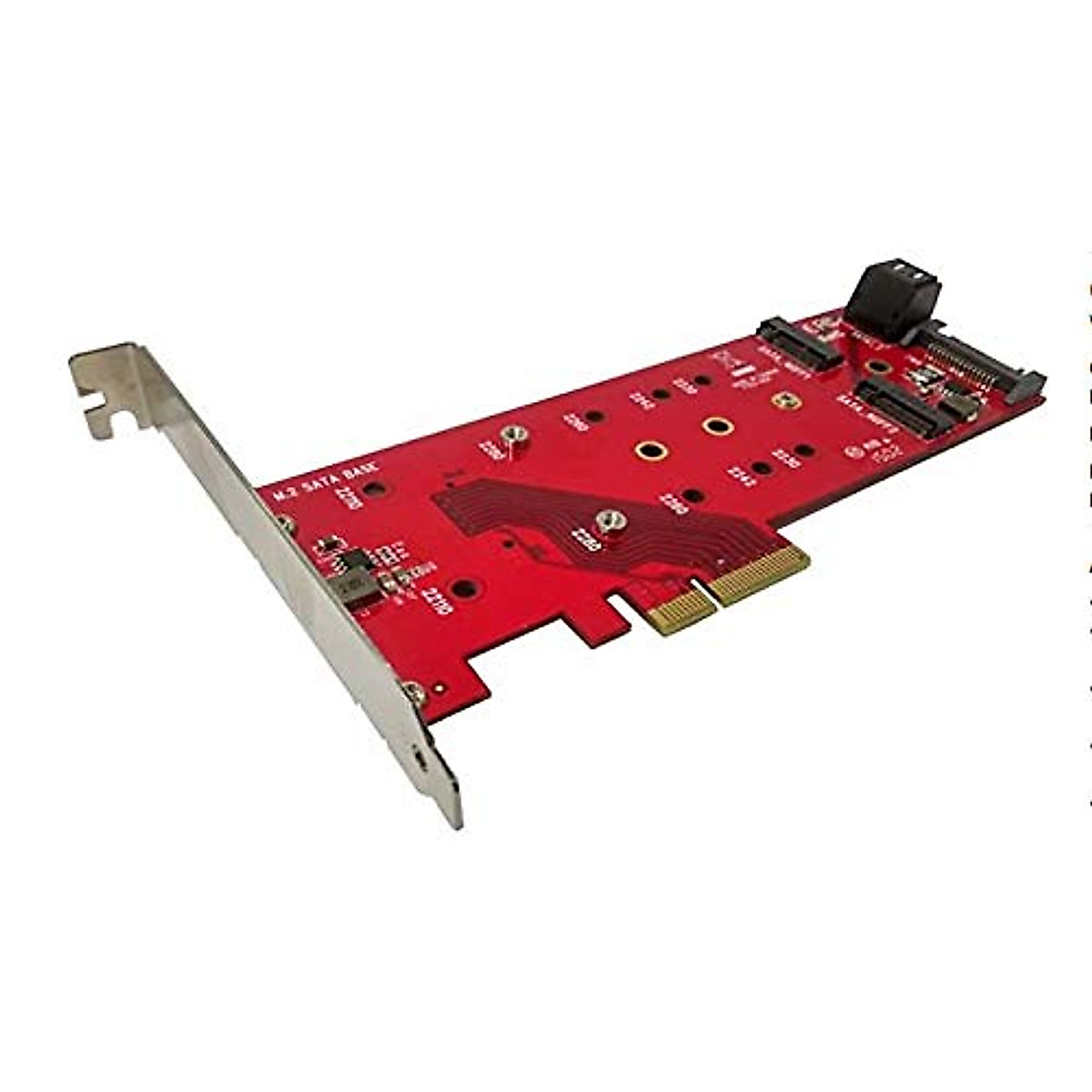 MF-DT125 (1x NVMe M.2 PCIe 3.0 + 2X M.2 SSD SATA Based 110mm Carrier Adapter)