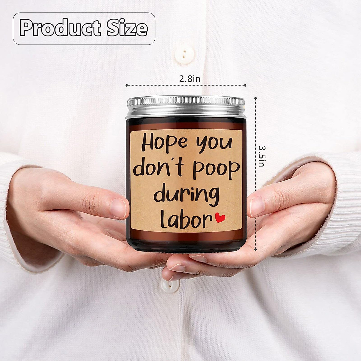 Fairy's Gift Candles, New Mom Gifts for Women, Funny Baby Shower, Pregnancy Gifts for First Time Mom, Pregnant Women Wife Friend - Maternity, Christmas Mothers Gifts for Expecting Mom, Mom to Be