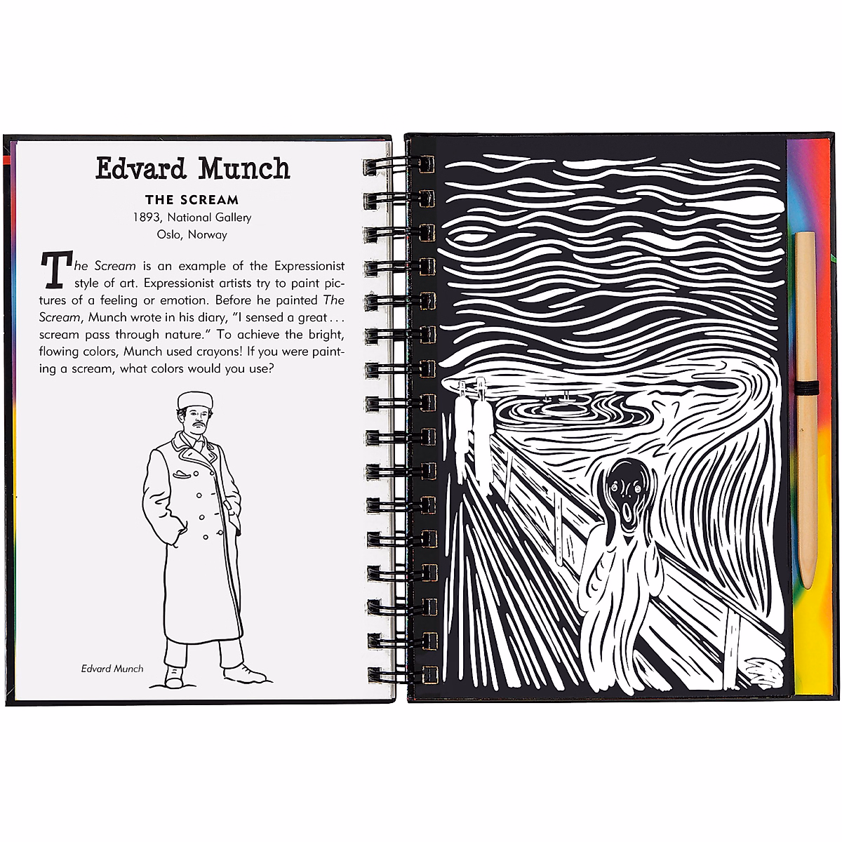 Scratch & Sketch Fine Art (Trace Along)