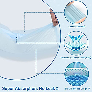 Cat Litter Pads Superior Absorbent 25 Count Generic Refill Compatible with Tidy Cat Breeze Litter System 16.9x11.4 Inch Enhanced Odor Control