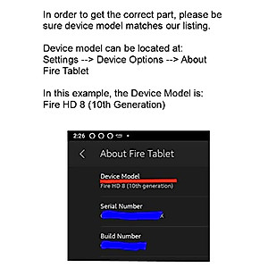 PHONSUN Replacement USB Charging Port for Amazon Kindle Fire HD8 (7th Generation) 2017 SX034QT (Pack of 2)