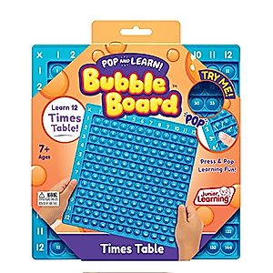 Junior Learning Times Table Bubble Board, Multicolor (JL680), Medium