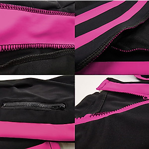 TOPONSKY Women Sweatsuit For Hoodie Womens Jogger Set Sweat Suits Outfit Black Rose XL