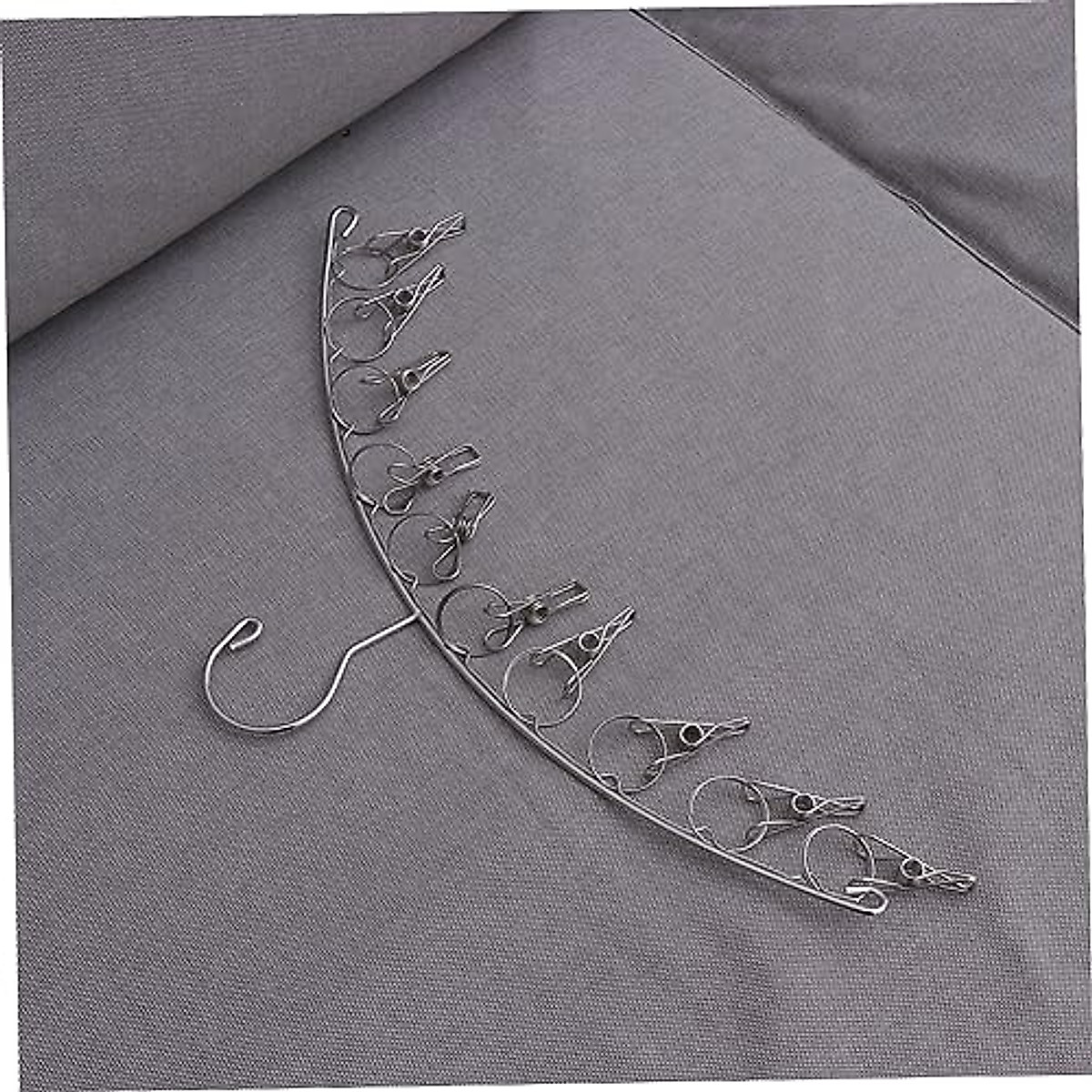 Alipis 4 Packs Drip Hanger Clothes Hanger Clothes Clips Laundry Drying Rack Laundry Hanger Windproof Socks Rack Clothespin