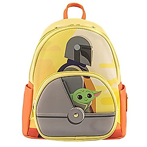 Loungefly The Mandalorian Grogu in Cradle Women's Double Strap Shoulder Bag Purse