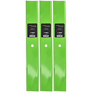 8TEN LawnRAZOR Blade Set for Grasshopper Toro TimeCutter ZX 52 inch Deck 27-0990 56-2390 92-7961 106-0626 (Low Lift)