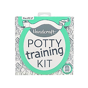 Handcraft Potty Training Kit for Toddlers, Includes parent guide, Training Pants and more, Teal, size 2T/3T