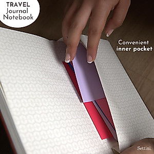 SETTINI Journals for Writing - Gift for Women and Men - Hardcover Notebook - Cute Journal - Lined Journal - Writing Journal -Faux Leather, Elastic Closure, Bookmark, Inner Pocket. Lay Flat (Black Bee)