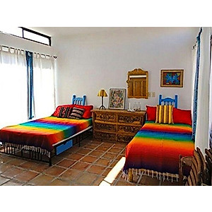 Six Sarape XL Meditation Blanket Wholesale Serape (6) Mexico Throw Yoga Mat Accessory Mexican000203