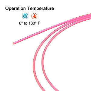 MECCANIXITY Fiber Optic Rods PMMA 1mmx30cm for Sight Filament Red Pack of 2