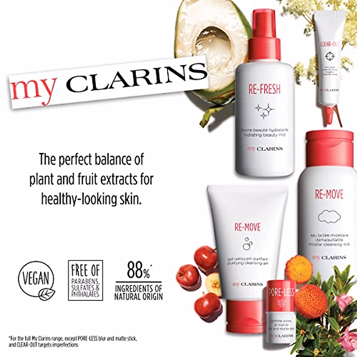 My Clarins Re-Boost Matifying Hydrating Cream | Matte Gel Moisturizer | Hydrates, Comforts and Refines | Fights Blemishes | Vegan | Paraben-Free | Combination To Oily Skin Types | 1.7 Ounces