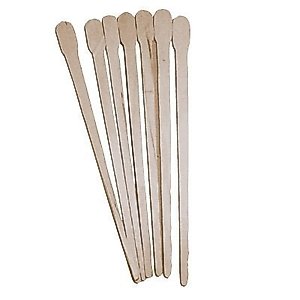 Rayson Extra Small Wax Sticks 100 Pieces Wood Waxing Craft Sticks Spatulas Applicators for Hair Removal Eyebrow and Body