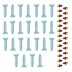 PetsTEK 25 Pack Direct Bury Waterproof Wire Splice Kit, Wire Nut Electrical Connectors for Wire Break Repair, Compatible with PetSafe, SportDog, Dogtra In-Ground Dog Fence Systems, Made in USA