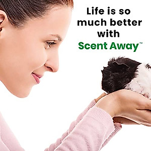 SCENT AWAY | Small Animal Bedding Deodorizer | 100% Natural & Fragrance Free, Non-Toxic Pet Odor Eliminator for Home | Active Carbon & Zeolite Extends Pet Bedding Life | Deodorizer for Pets 3qt. 2.84L