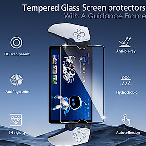 Fhyeugfy[2 Pack screen protector for PlayStation Portal ＆ Ps Portal Screen Protector, [Anti Scratch] [ HD Tempered Glass]